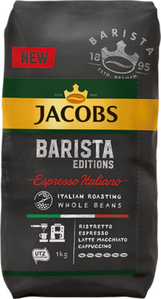 Jacobs Barista Espresso Italiano 1kg – Spořílek.cz