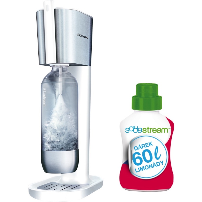 SodaStream PURE WHITE + 60l limo – Spořílek.cz