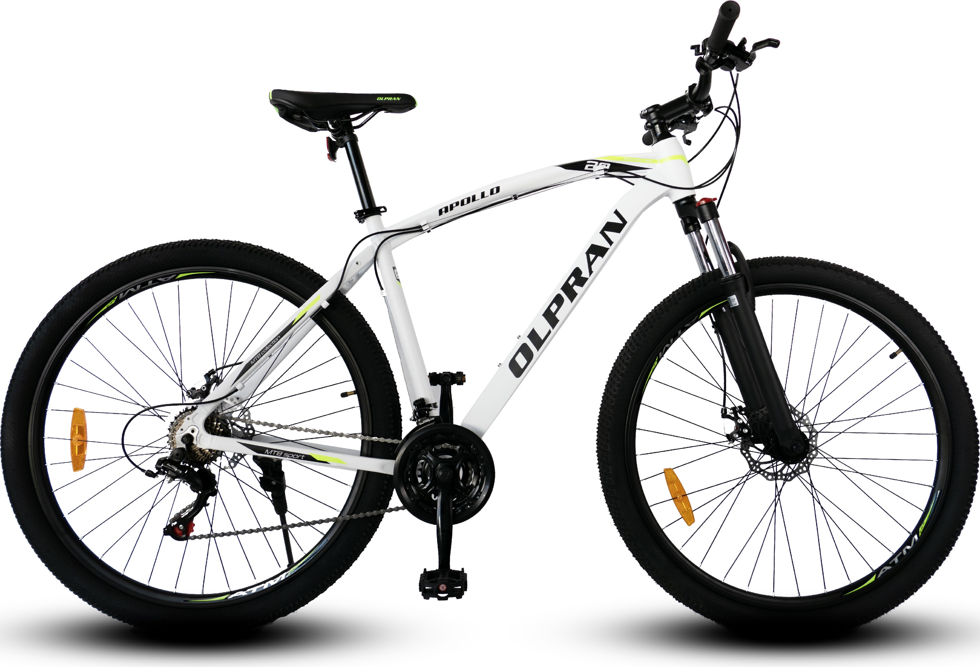 Olpran Apollo 29" bílé/zelené – Spořílek.cz