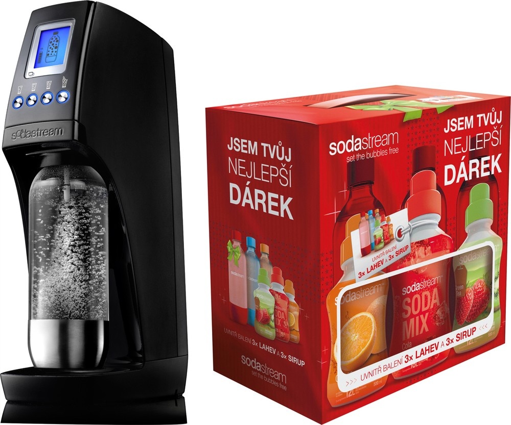 SodaStream REVOLUTION TITAN/SILVER + dárek 6v1 – Spořílek.cz